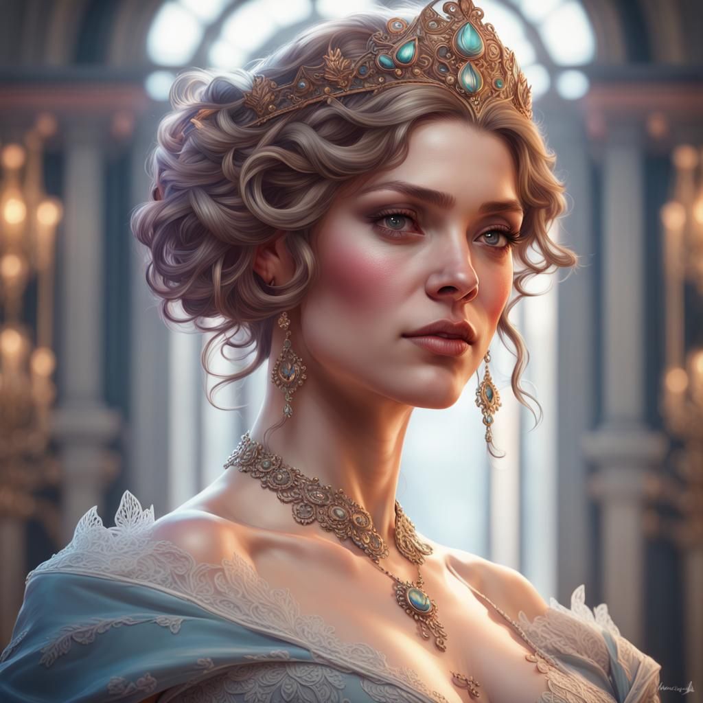 Princess Lace - AI Generated Artwork - NightCafe Creator