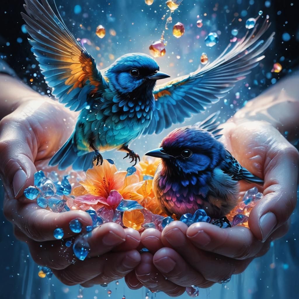 Little handful of magic - AI Generated Artwork - NightCafe Creator