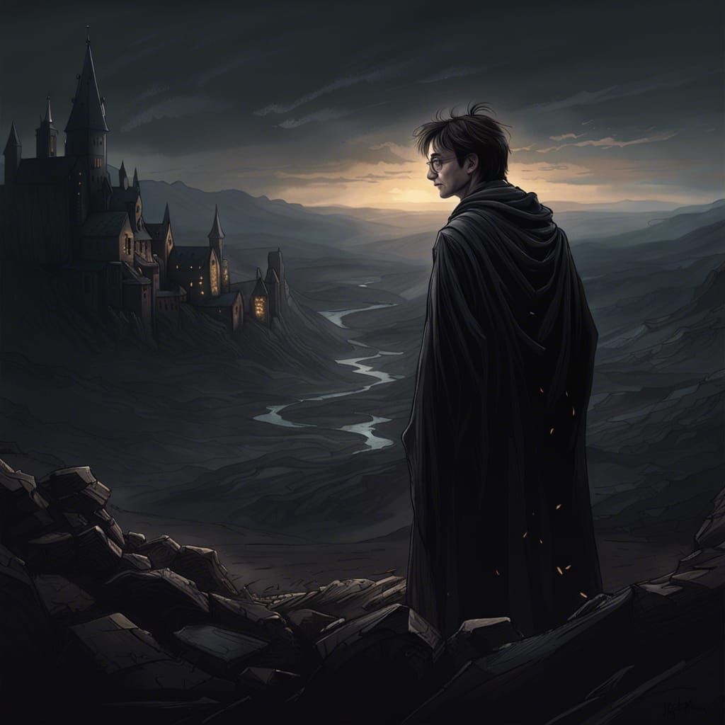 "Dumbledore is dead, now I am alone " - AI Generated Artwork ...