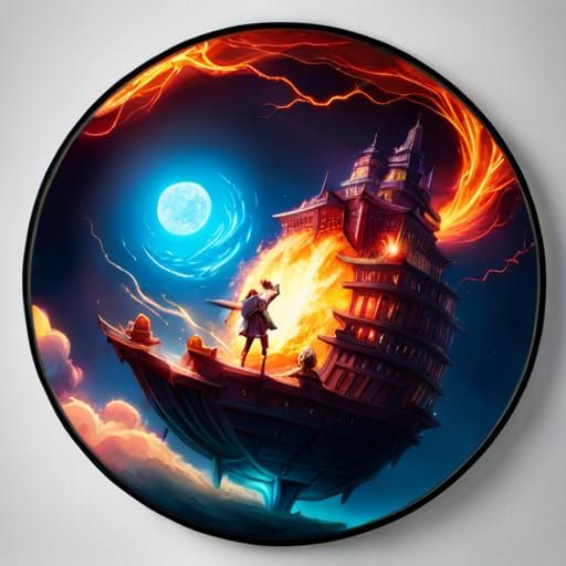 Exploding Building - AI Generated Artwork - NightCafe Creator