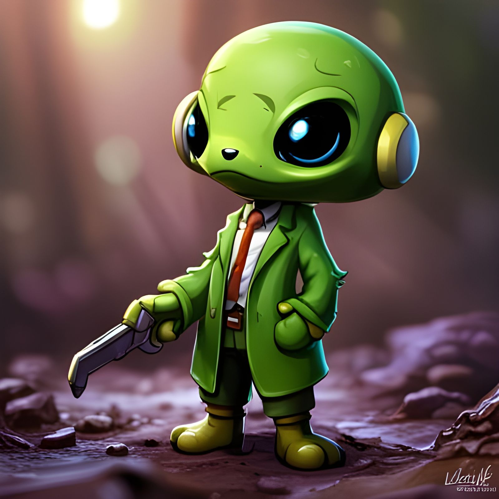 Chibi Mantis - AI Generated Artwork - NightCafe Creator