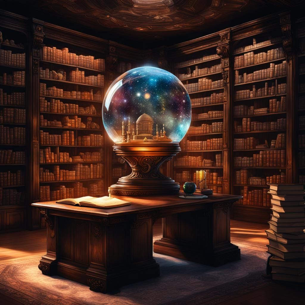 Library - AI Generated Artwork - NightCafe Creator