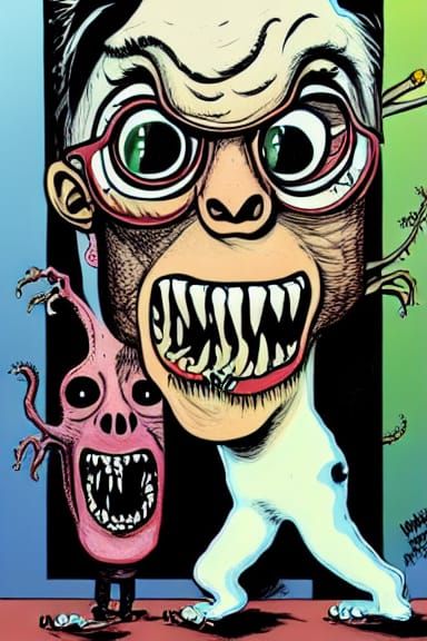 Disgusting Horrible Monsters - AI Generated Artwork - NightCafe Creator