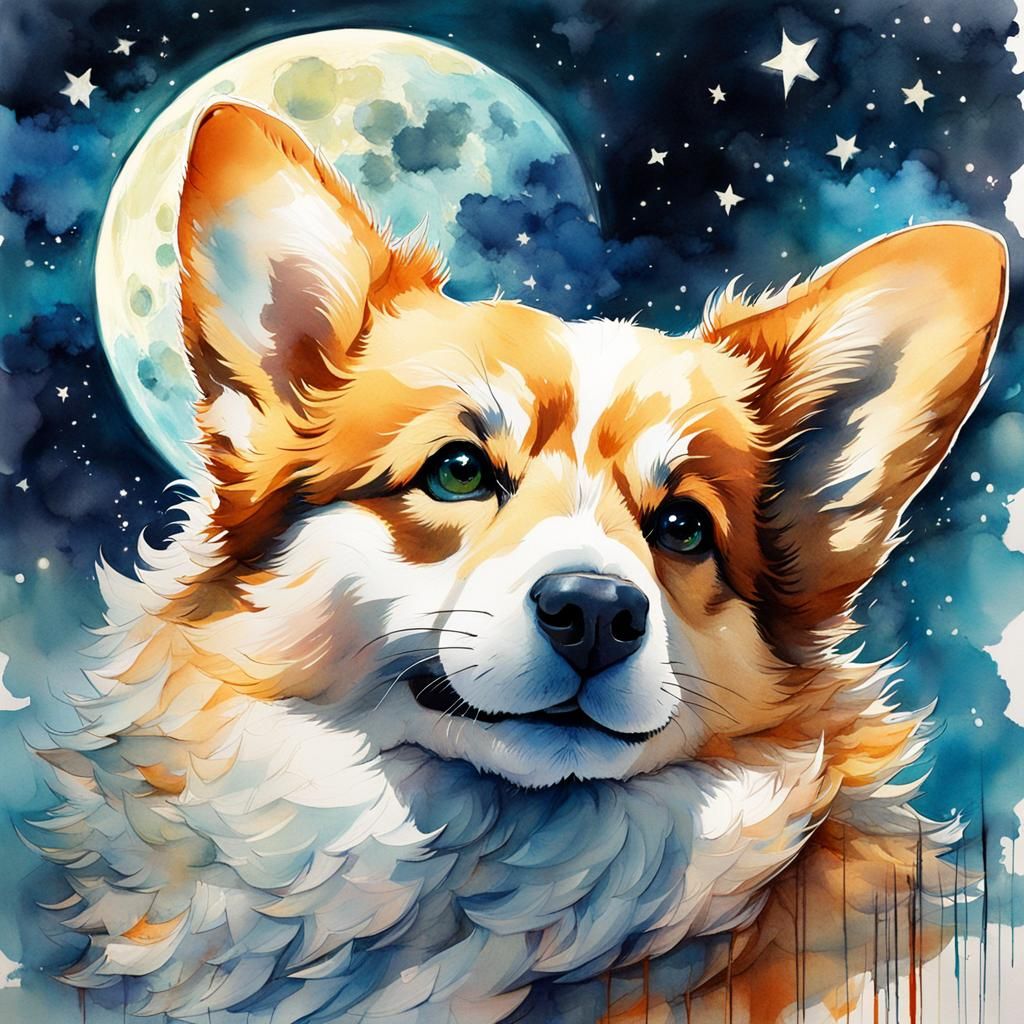 Corgi - AI Generated Artwork - NightCafe Creator