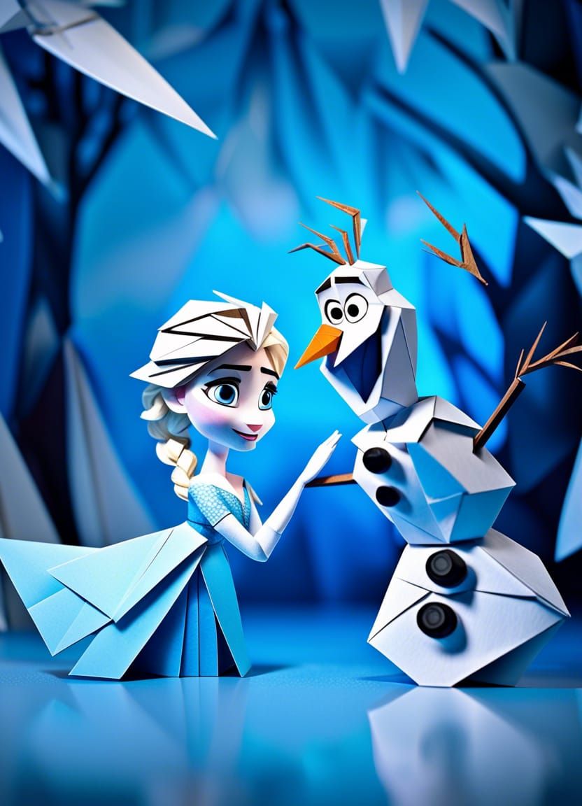 Origami display - Origami display