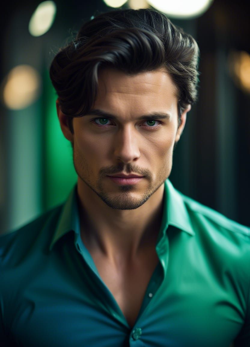 Handsome Mysterious Man - AI Generated Artwork - NightCafe Creator