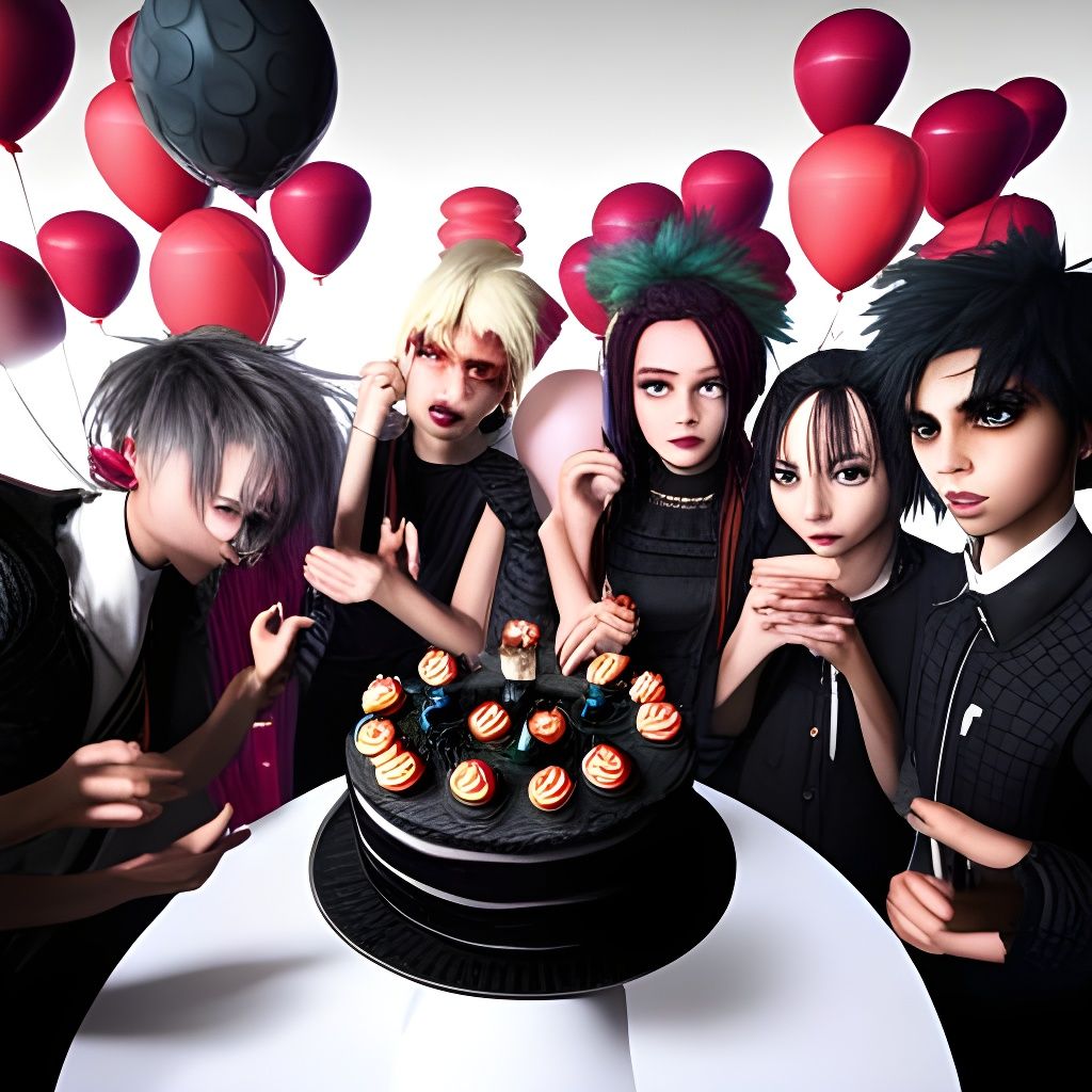 Emo Party 2023 - AI Generated Artwork - NightCafe Creator