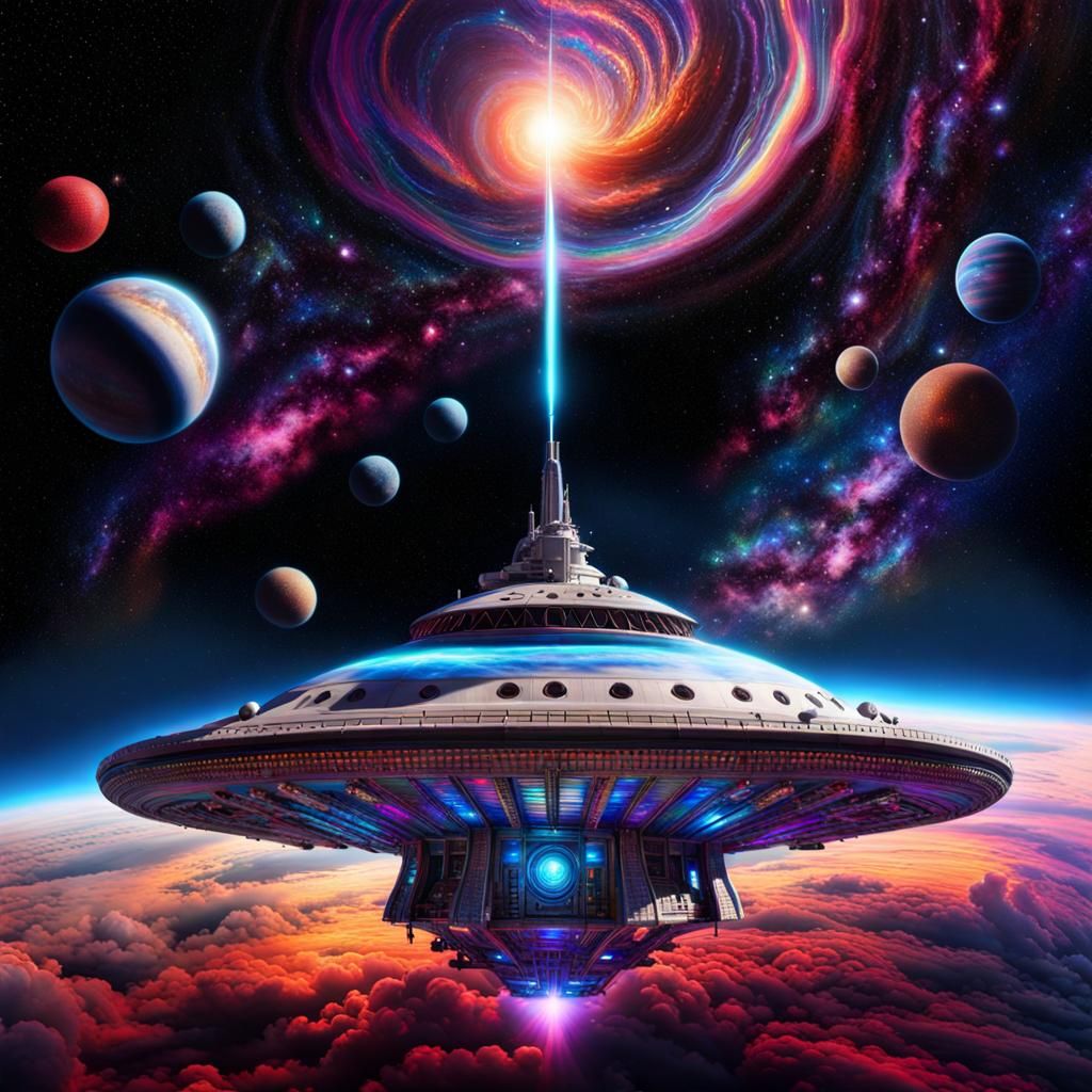 Traveling The Multiverse - AI Generated Artwork - NightCafe Creator