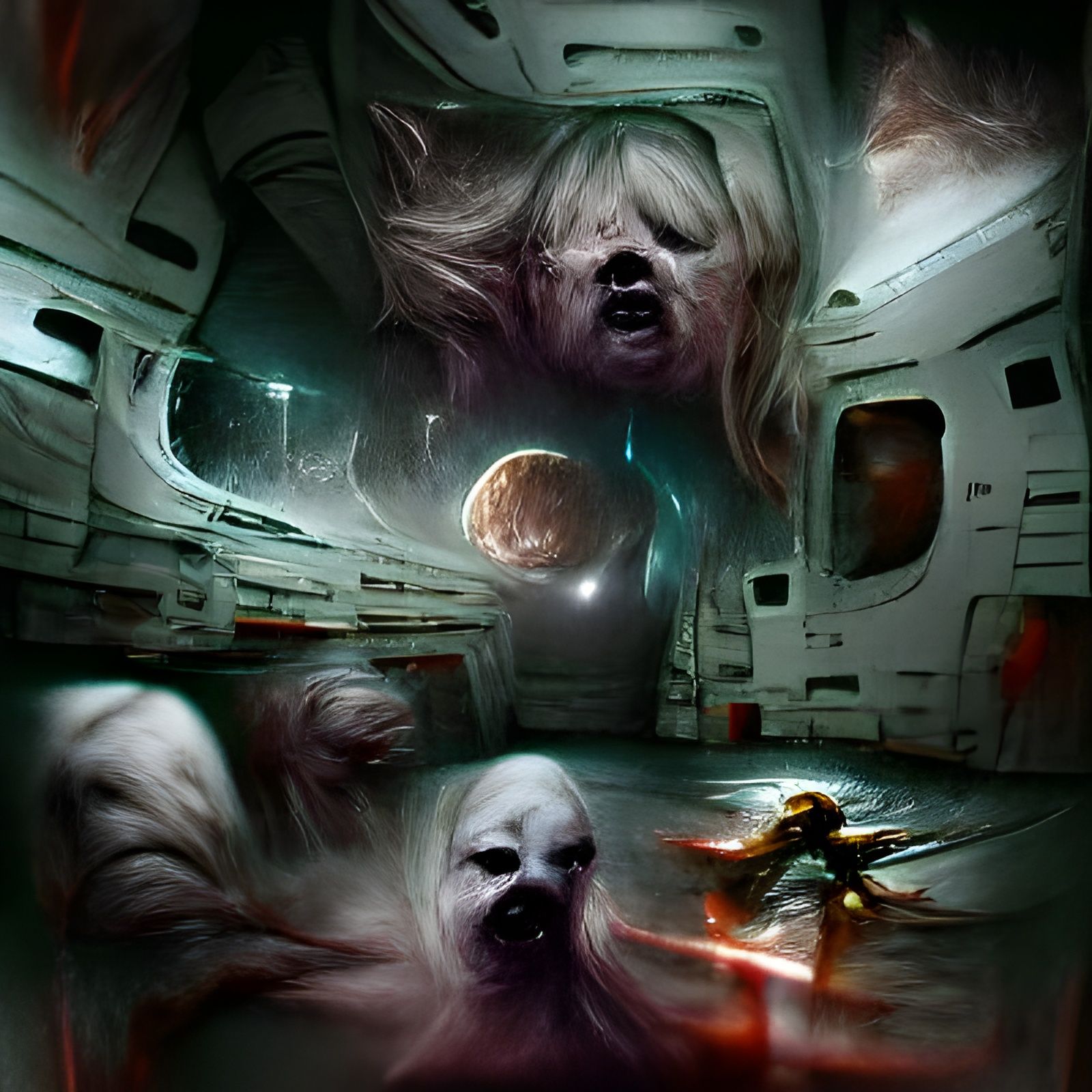 Scary space in the style of Brad Rigney (Cryptcrawler) - AI Generated ...