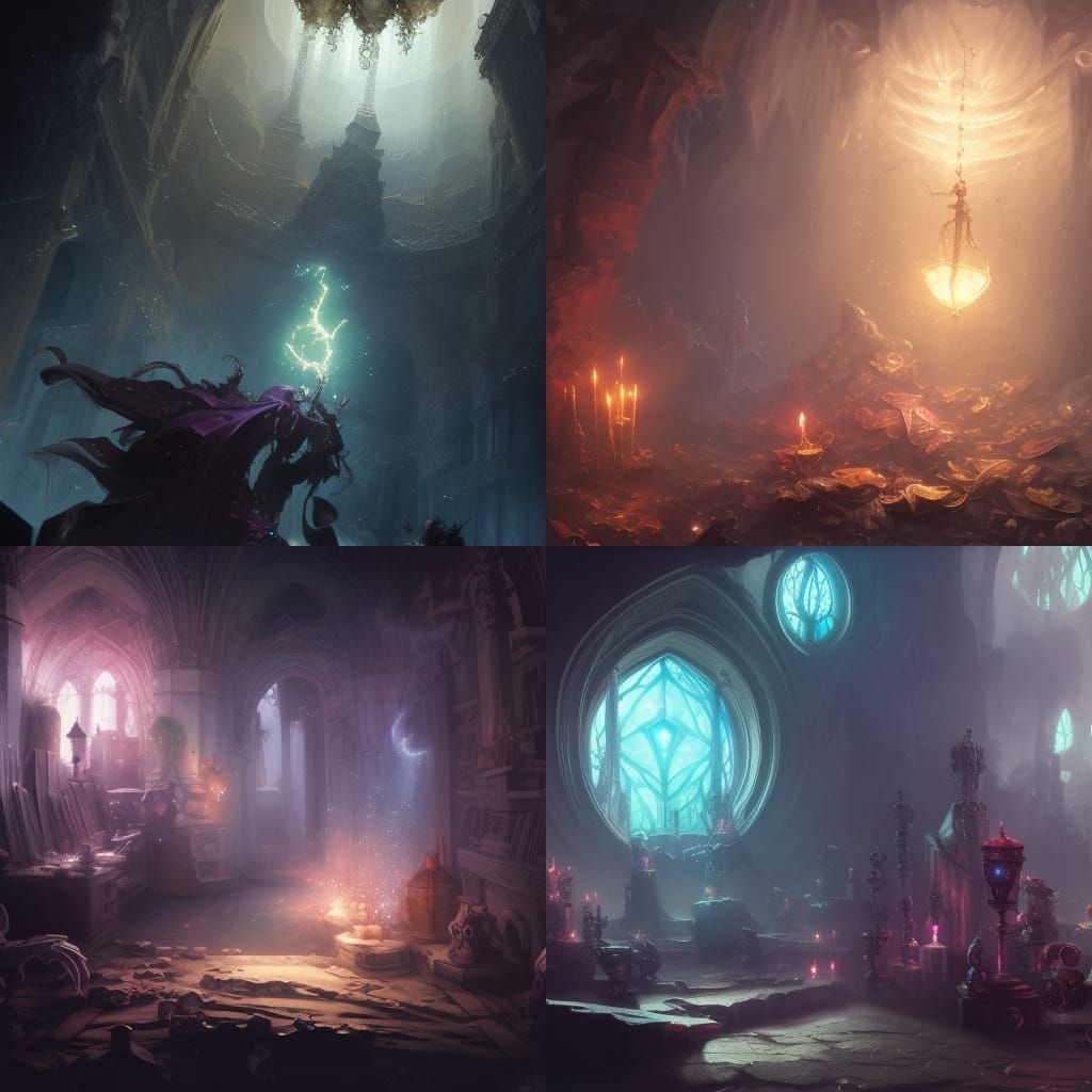 Arcane Locations #4 Research #1 - AI Generated Artwork - NightCafe Creator