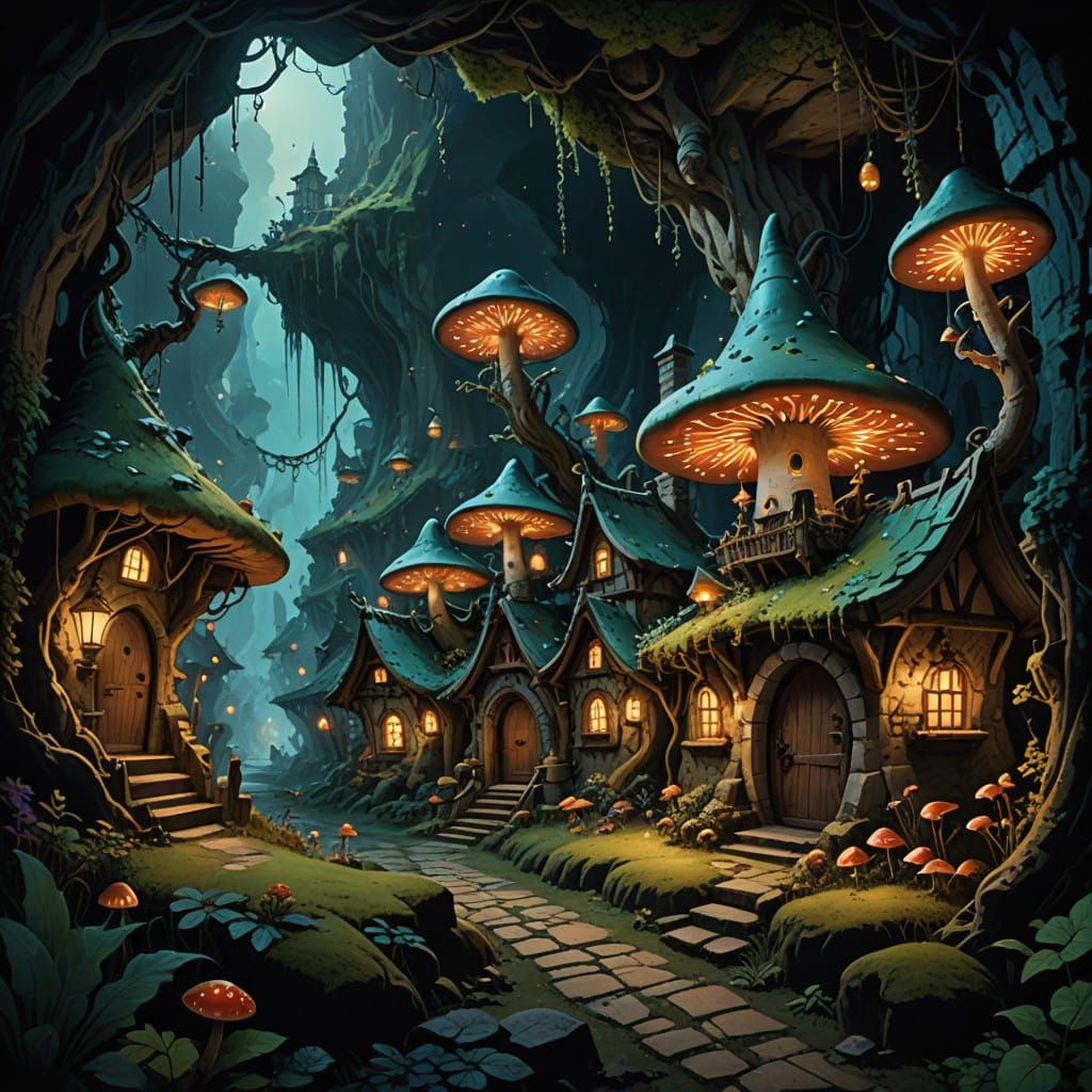 The Enchanted Cavern of the Goblins