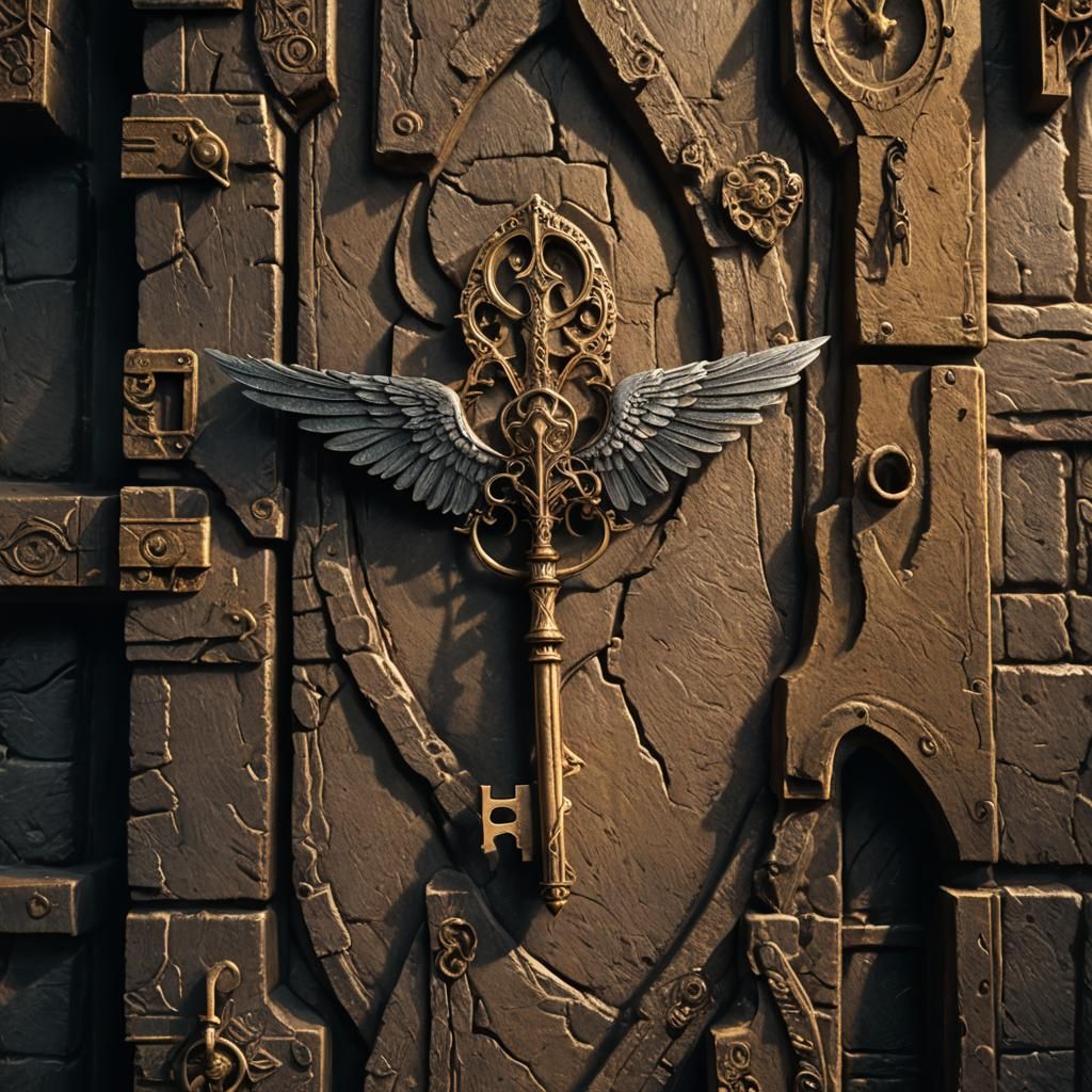 The winged keys from the Harry Potter movie The Sorcerer's Stone. - AI ...