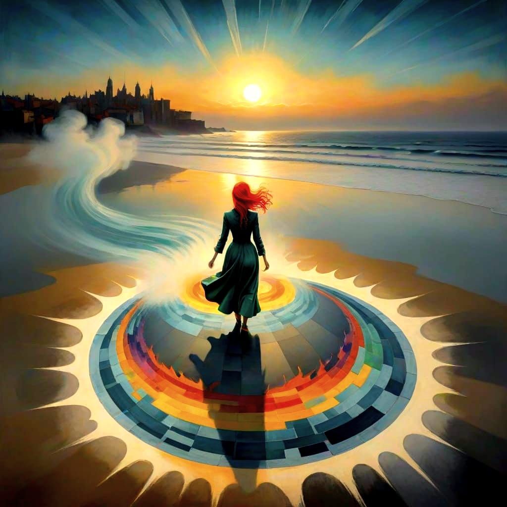 Ethereal London in Infinite Cityscape with Shakesp... - AI Art