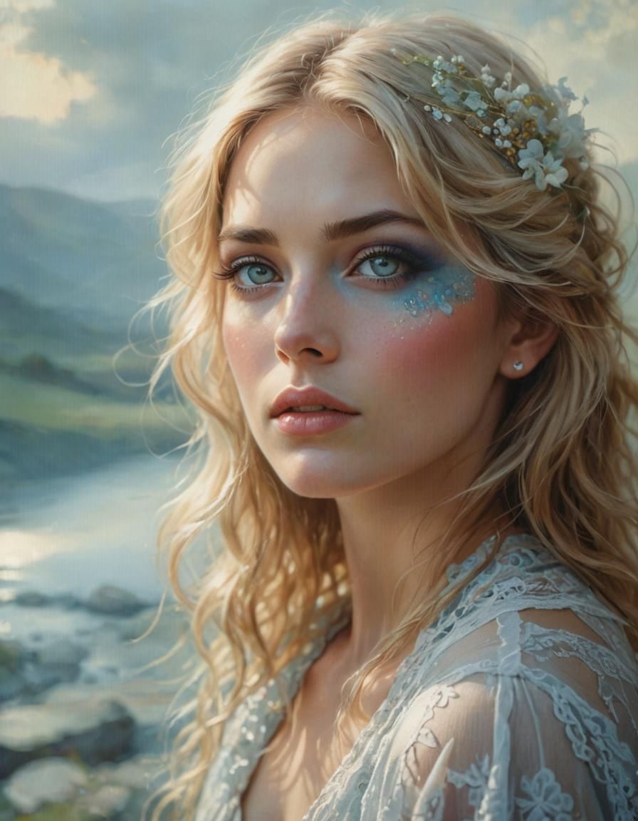 woman portrait - AI Generated Artwork - NightCafe Creator