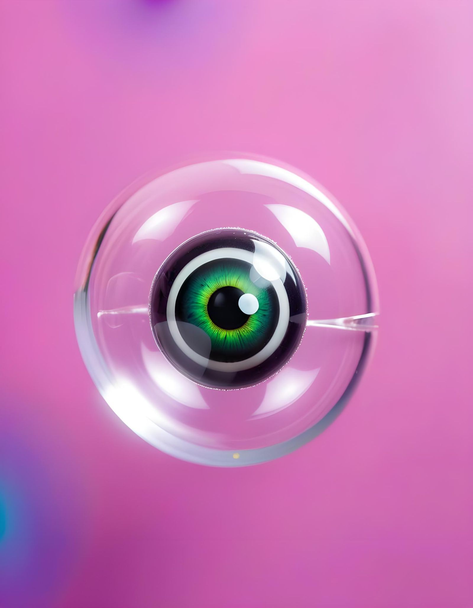 Anti-Gravity Bubble Eye - AI Generated Artwork - NightCafe Creator