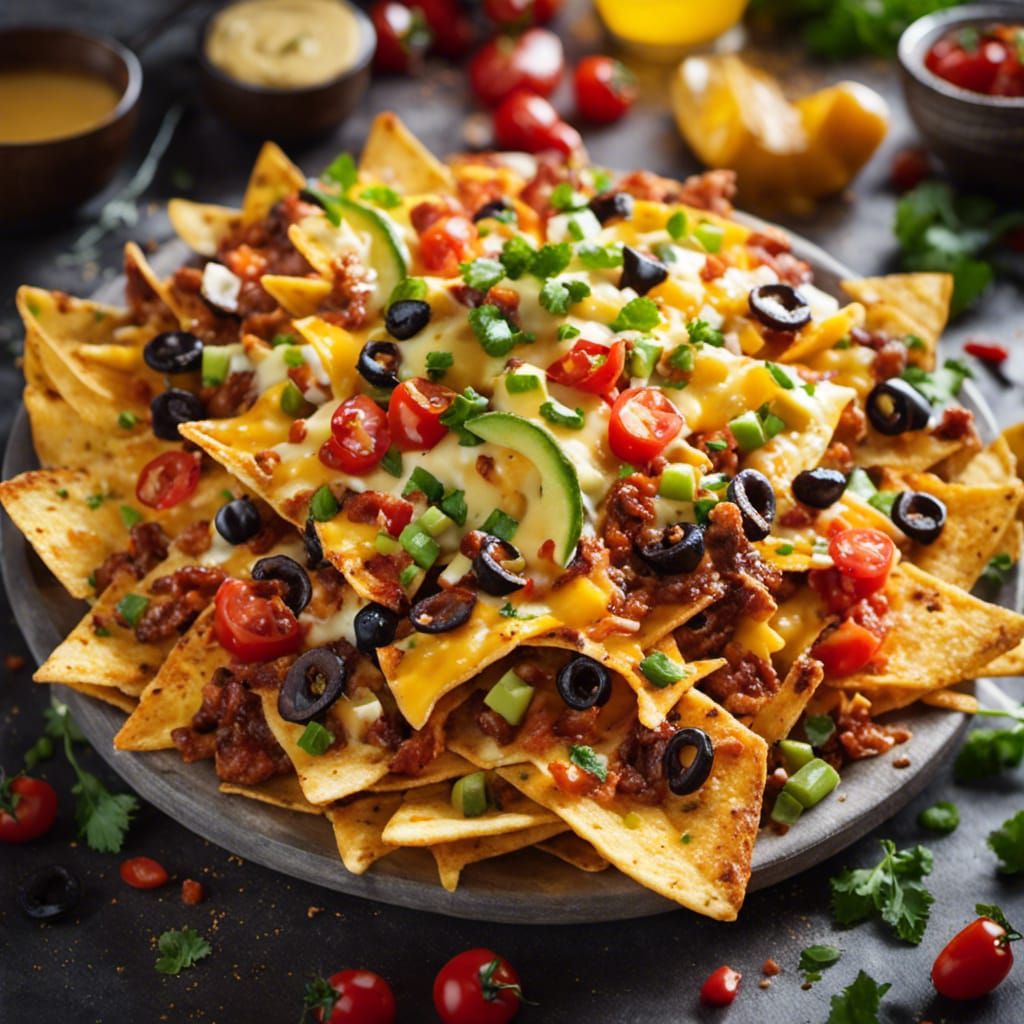 Nachos Platter - AI Generated Artwork - NightCafe Creator