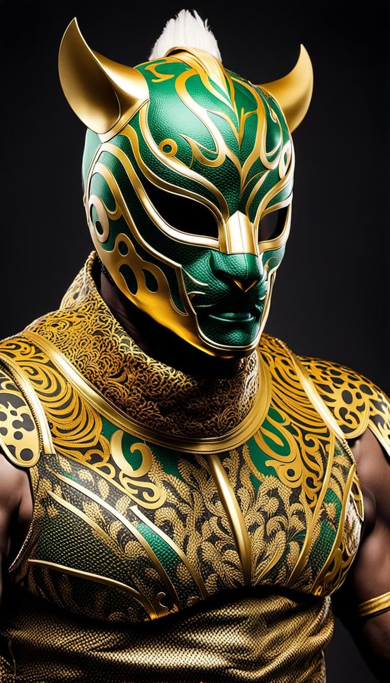 Masked wrestlers - AI Generated Artwork - NightCafe Creator