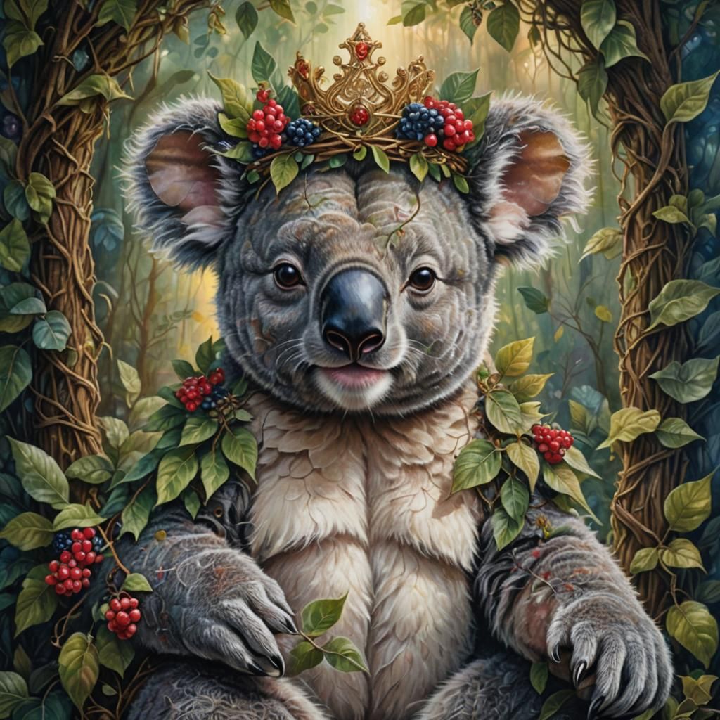 King Koala - AI Generated Artwork - NightCafe Creator