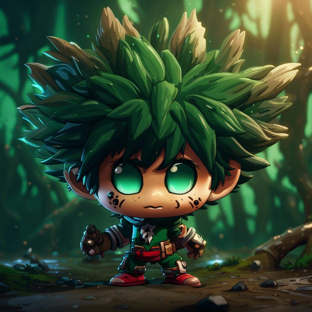 deku chibi - AI Generated Artwork - NightCafe Creator