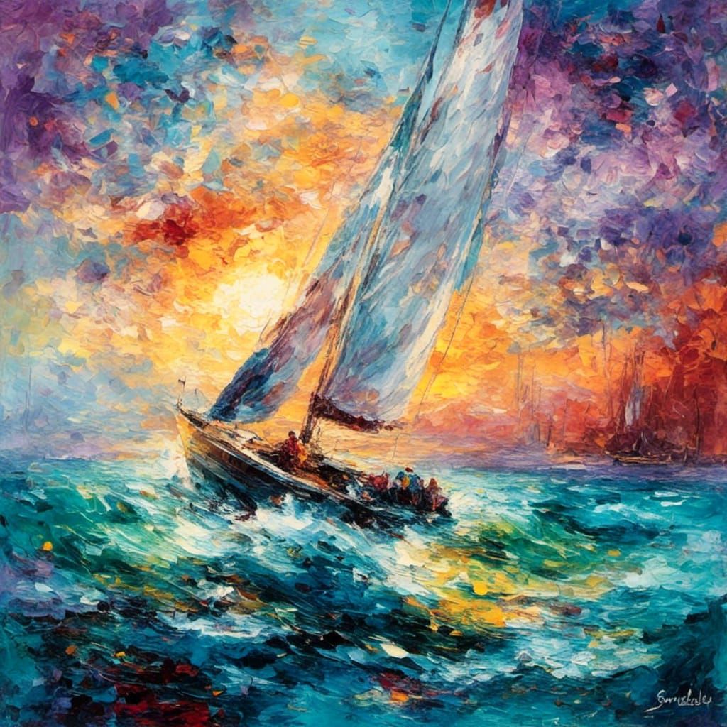Setting Sail - AI Generated Artwork - NightCafe Creator