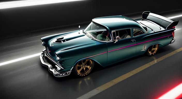1956 chevy - AI Generated Artwork - NightCafe Creator