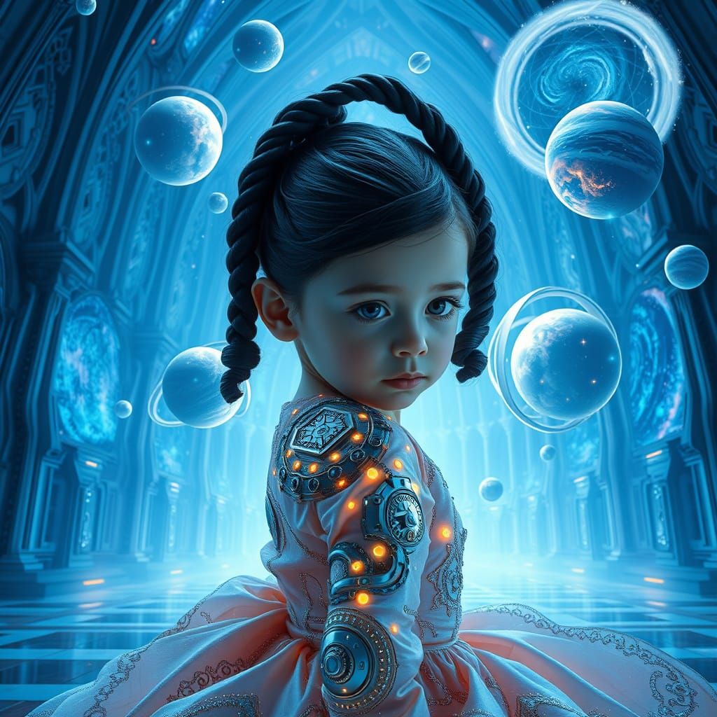 Cosmic Maps - Princess Leia in a Cosmic Cathedral