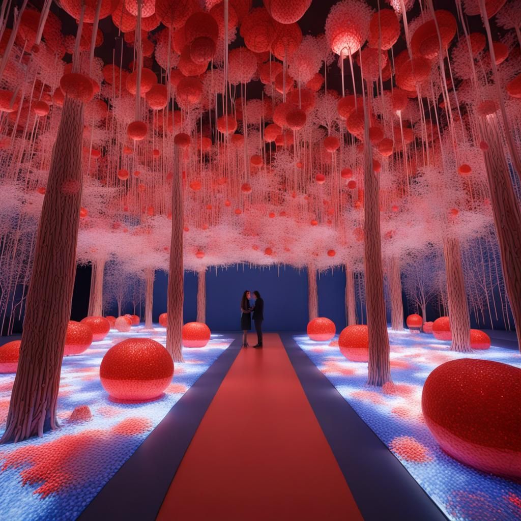 8k 3d stunningly beautiful Chiharu Shiota, Taro Gomi minimalist ...