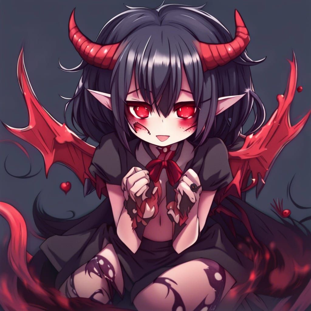 Demon Girl #5 - AI Generated Artwork - NightCafe Creator