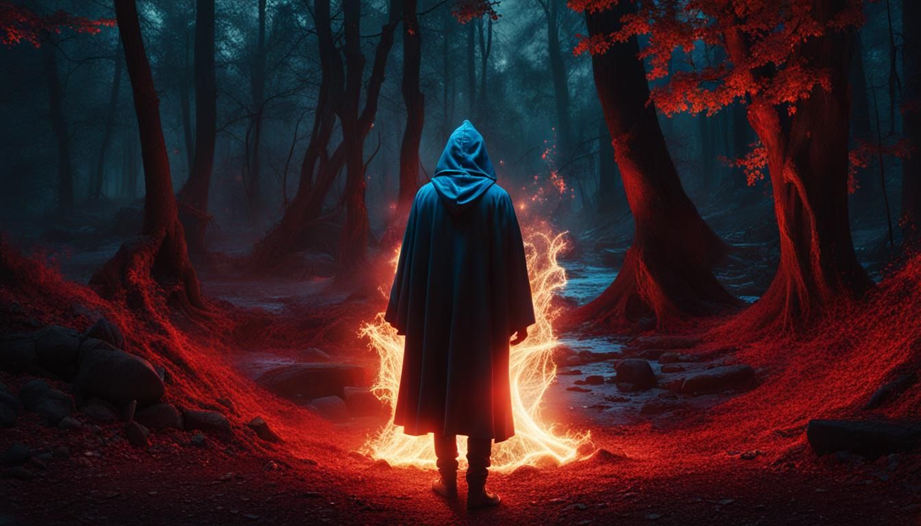 Sorcerer of the Ancient Mist: Elemental Conflict - AI Generated Artwork ...