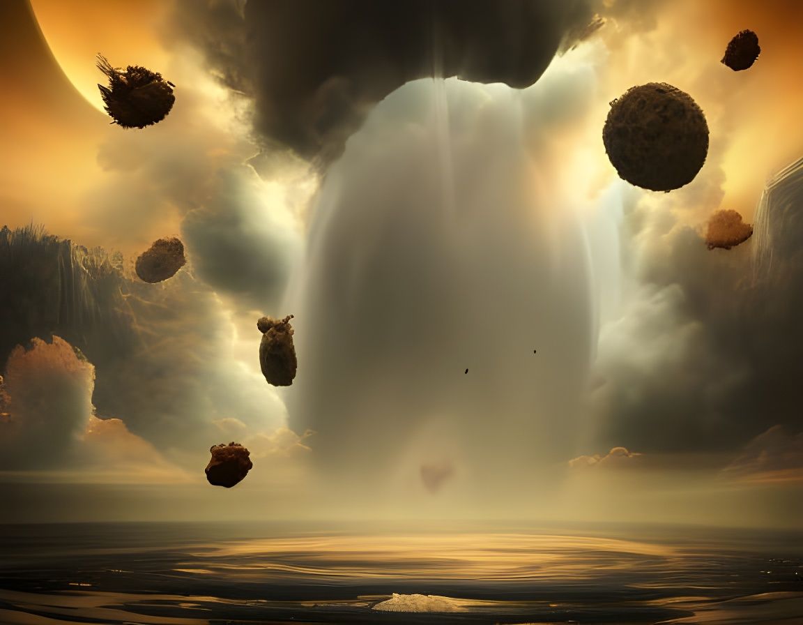 Exploding Nothing - AI Generated Artwork - NightCafe Creator