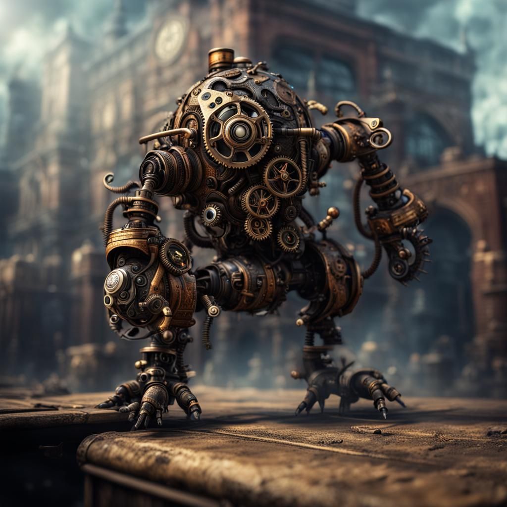 Steampunk toy - AI Generated Artwork - NightCafe Creator
