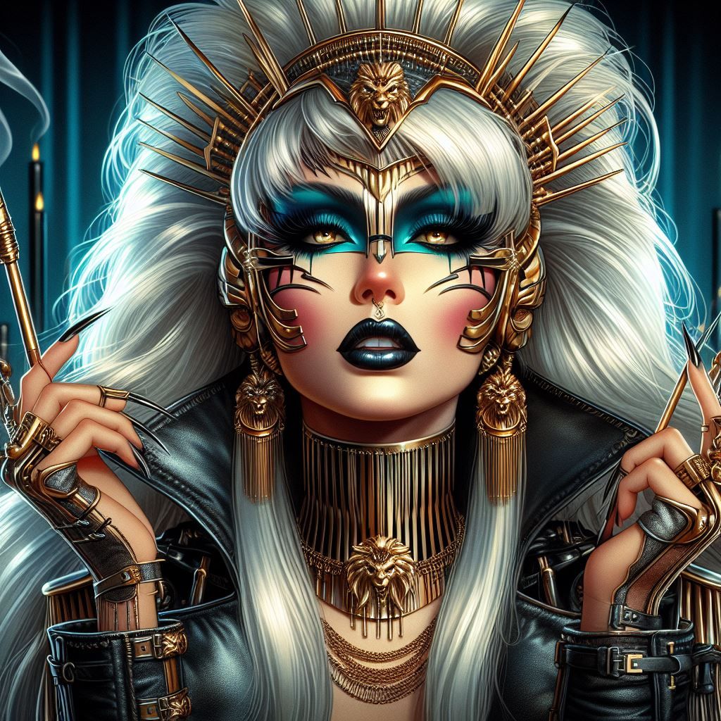 Post-apocalyptic high glam - AI Generated Artwork - NightCafe Creator