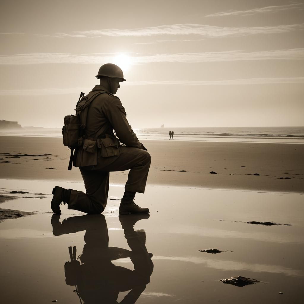 D-Day landings, always remember, always grateful. - AI Generated ...