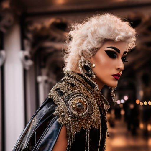 A Drag Queen - AI Generated Artwork - NightCafe Creator