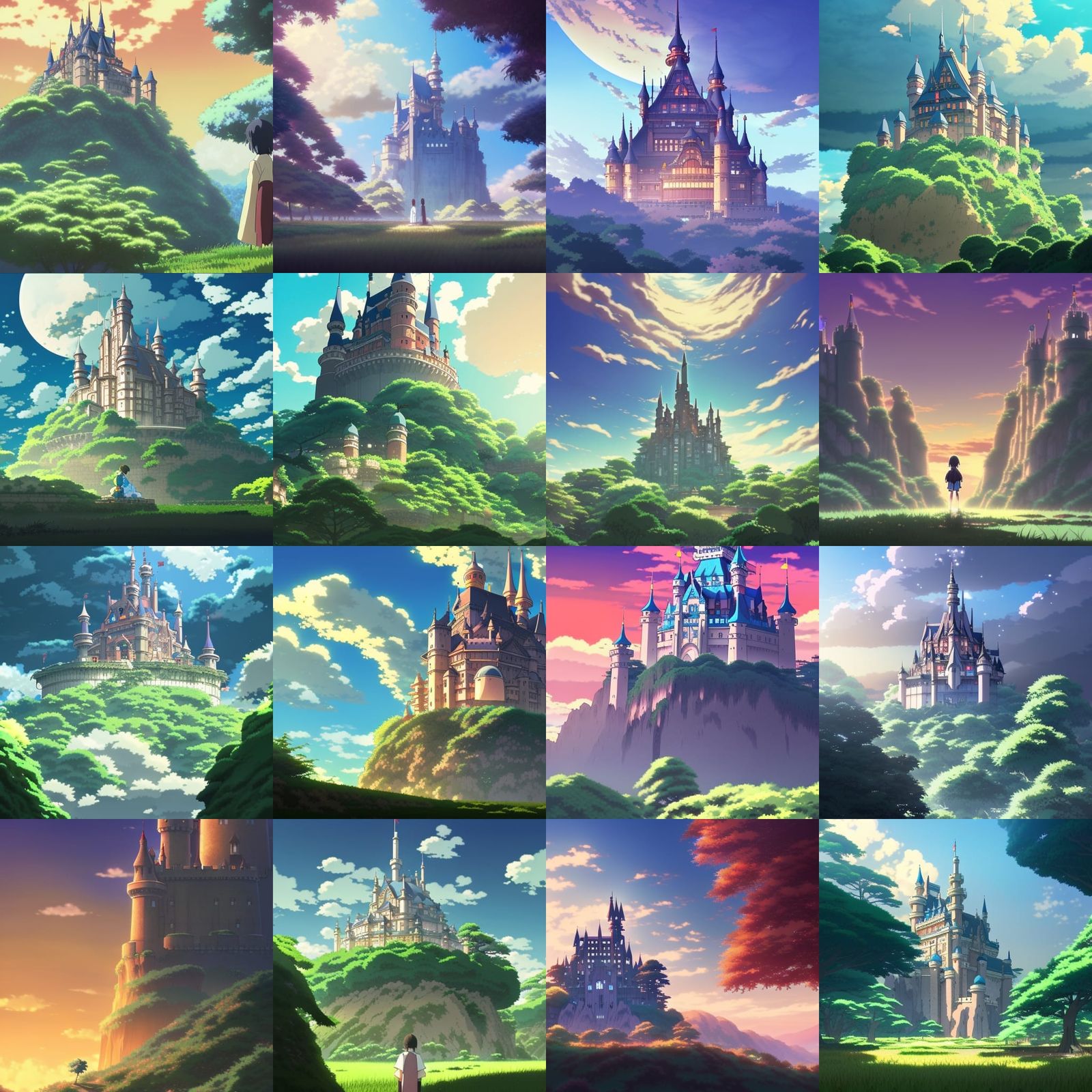 giant majestic castles - AI Generated Artwork - NightCafe Creator