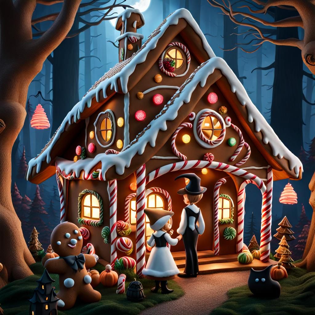 Hansel and Gretel - AI Generated Artwork - NightCafe Creator