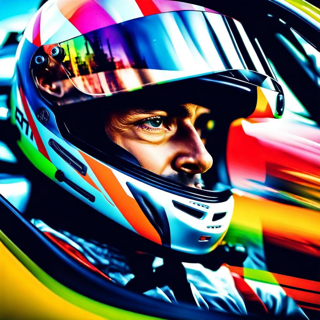 The racer - AI Generated Artwork - NightCafe Creator