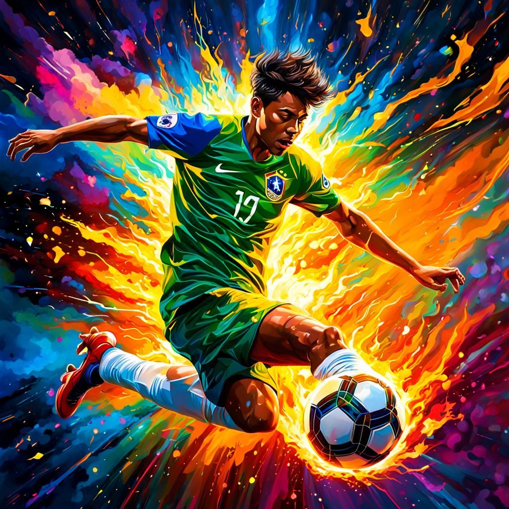 Soccer - AI Generated Artwork - NightCafe Creator