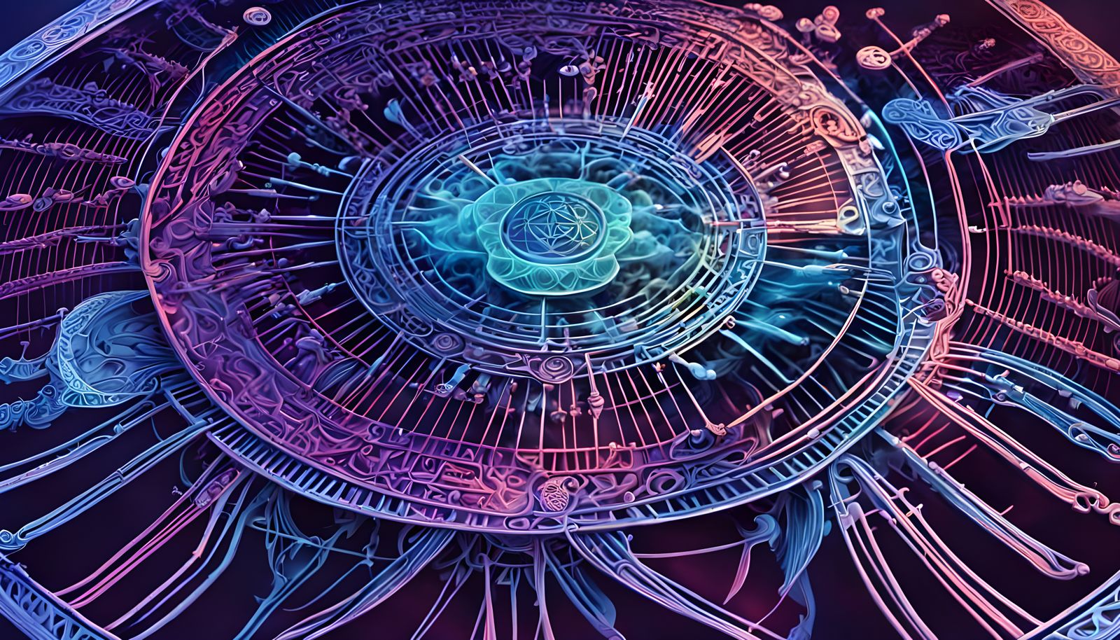 Surreal Architectural Diagrams of Adaptive Flora i... - AI Art