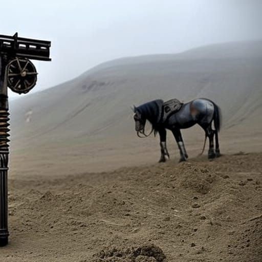 Lone Rider - AI Generated Artwork - NightCafe Creator