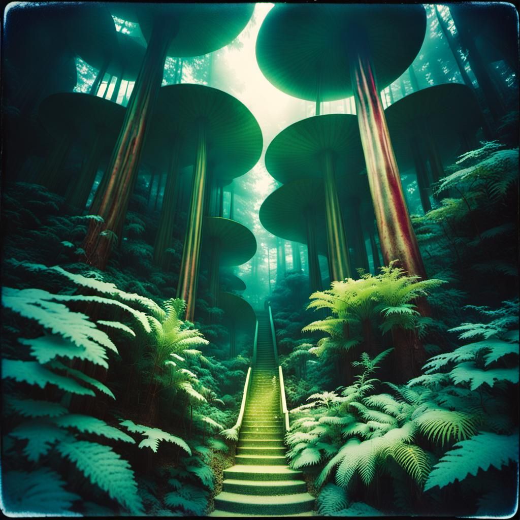 The staircase looks pretty safe from over here - AI Generated Artwork ...