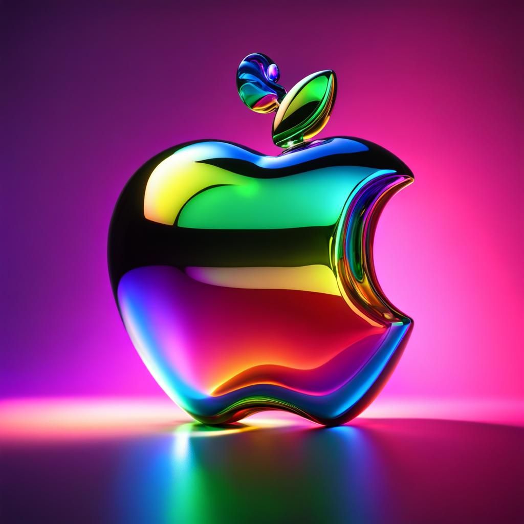 New Apple Logo - AI Generated Artwork - NightCafe Creator
