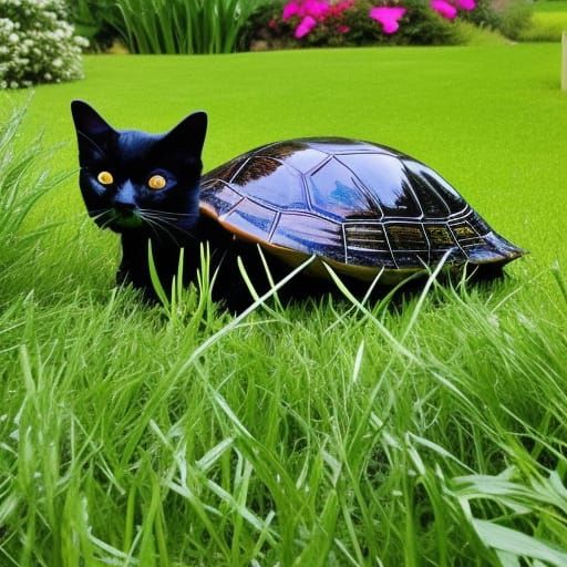 Turtle cat - AI Generated Artwork - NightCafe Creator