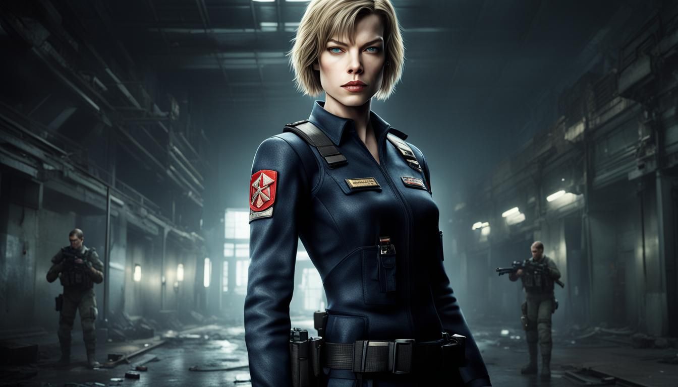 Alice, complex umbrella corp - AI Generated Artwork - NightCafe Creator