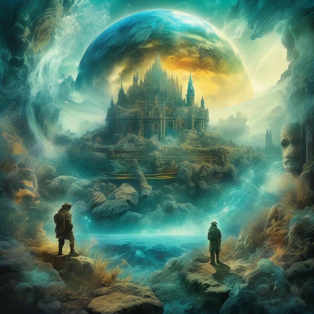 Exploring new worlds - AI Generated Artwork - NightCafe Creator