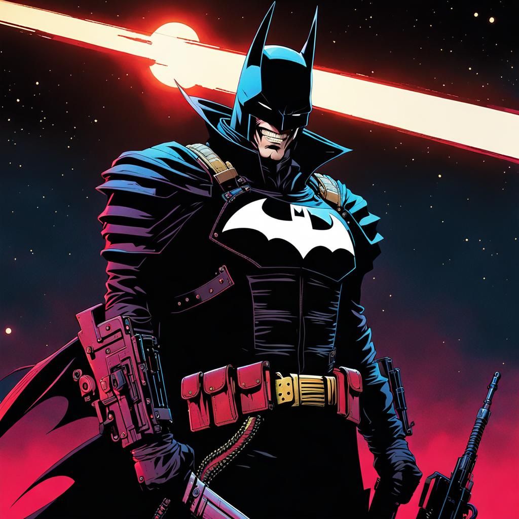Space Batman - AI Generated Artwork - NightCafe Creator
