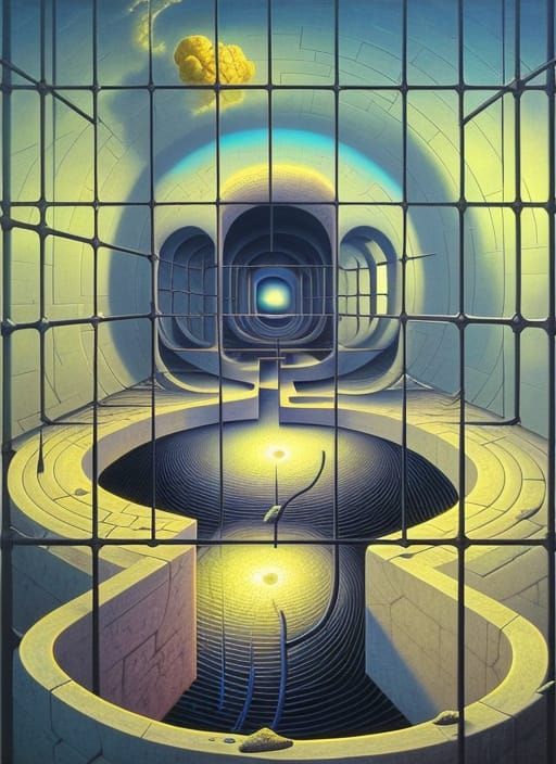 Liminal Surrealism in the Universe, Maze Brain, A beautifully strange ...