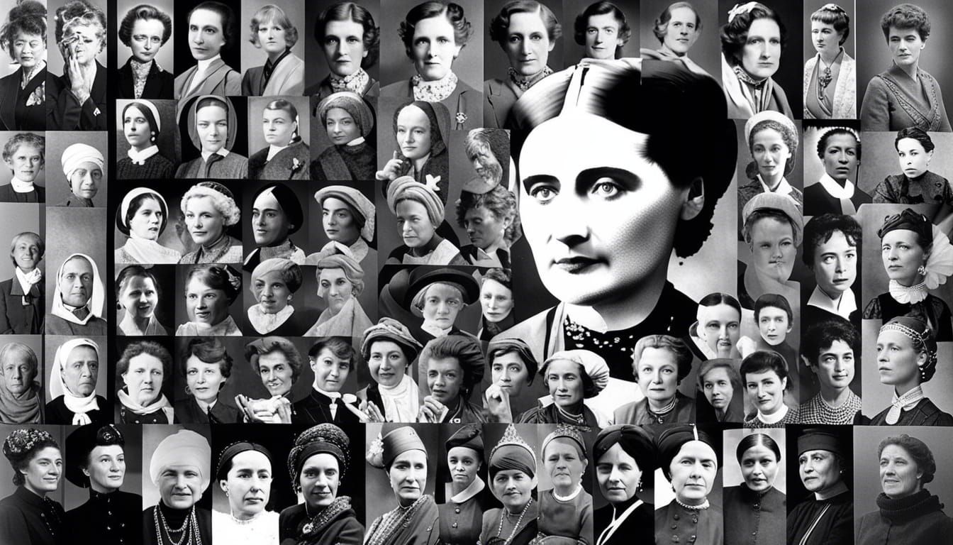 10 of the most important women in history in heroic poses: (Marie Curie ...