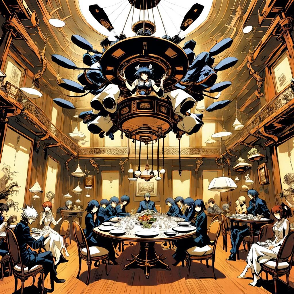 Art by Tsutomu Nihei, Hiroya Oku, Masamune Shirow, influenced by ...