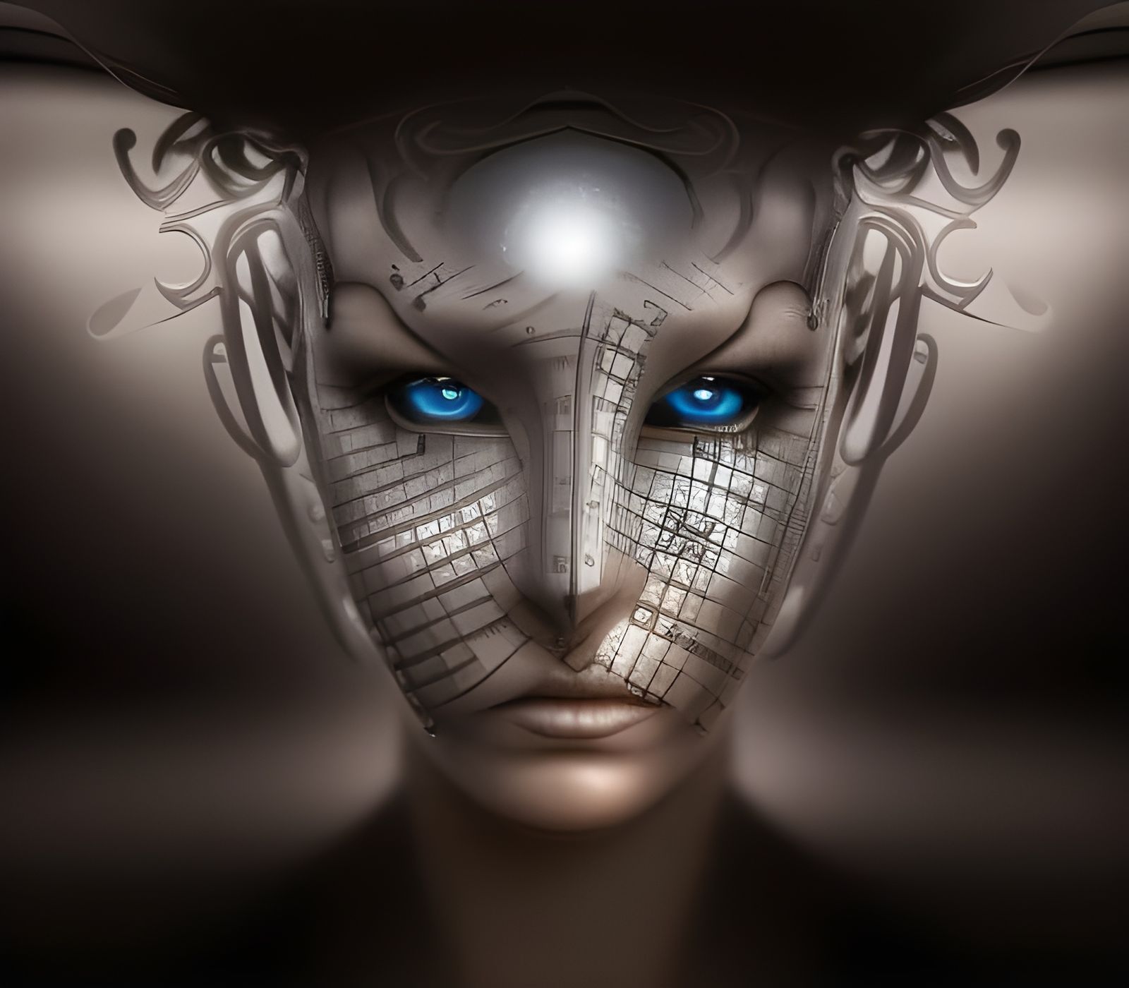 Android face 2 - AI Generated Artwork - NightCafe Creator